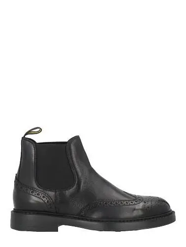 DOUCAL'S Leather Chelsea Boots - Black
