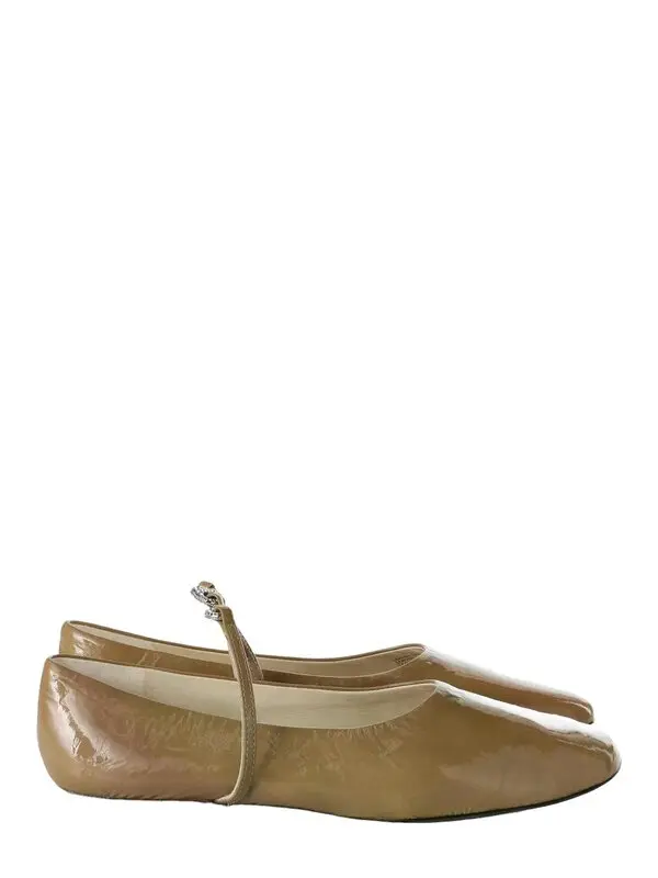 Tory Burch Leather Ballet Flats - Neutrals
