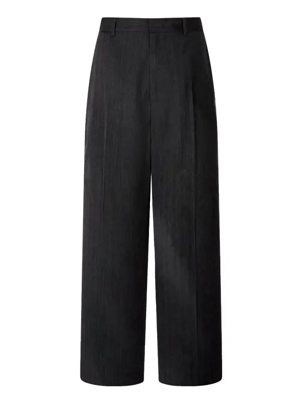 STUDIO TOMBOY Stripe-pattern Trousers - Grey