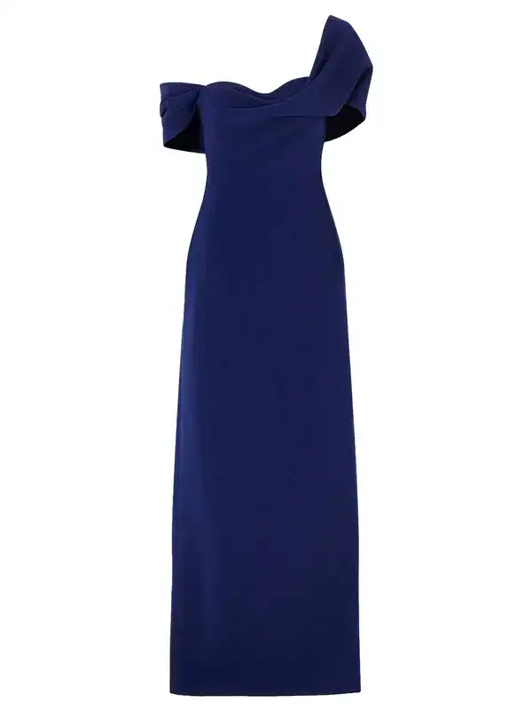 Carolina Herrera Asymmetric Evening Dresses | Editorialist