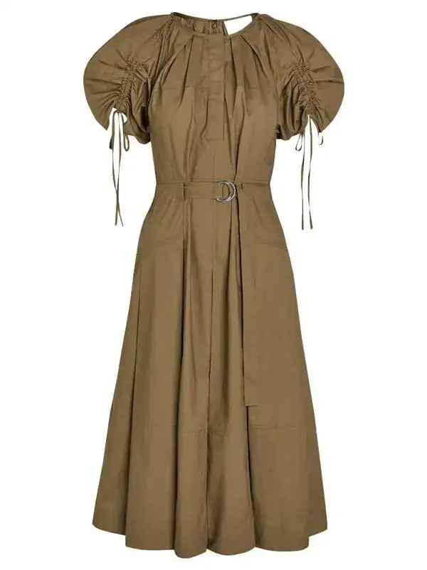 Khaki Day Dresses | Editorialist