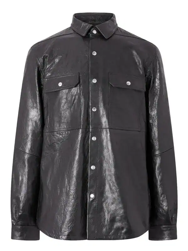 Leather Overshirts For Men | Editorialist