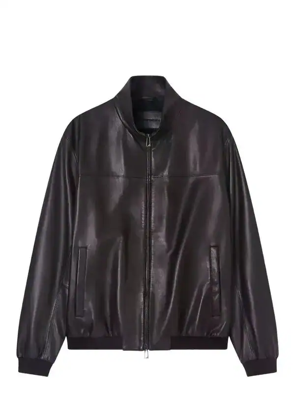 Emporio Armani Leather Jackets For Men