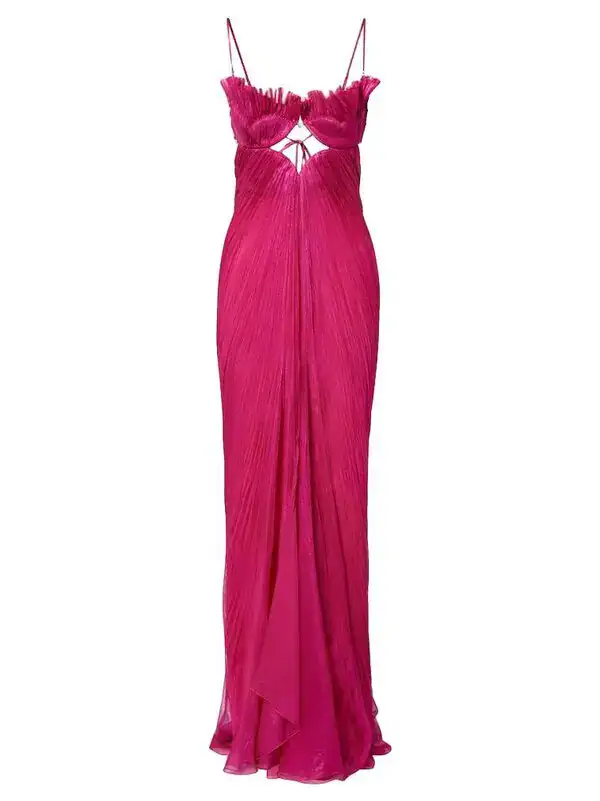 strapless open back dress Light Blue Strapless Maxi Dress | Empire Gown main image 1