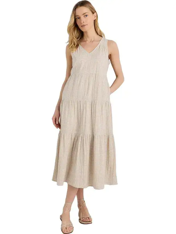 chinese dress ladies FZYLQY Maxi Dress for Womens Short Sleeve Crewneck Tiered Dresses Summer  Casual Loose Comfy Flowy Dresses with Pockets at Amazon Women's Clothing  store main image 1