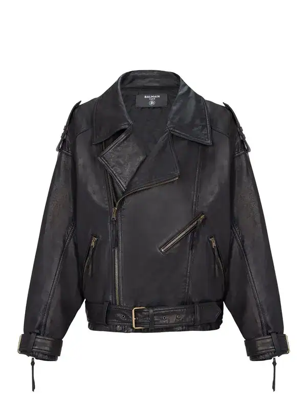 BALMAIN　レザージャケット　ハイネック　y2k BALMAIN レザージャケット ハイネック y2kの通販 | RIGHTCLIXS