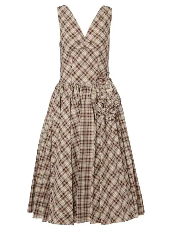 blue dress for baby girl F/W 2003 Prada Holliday & Brown Collab Silk Dress – Shrimpton Couture main image 1