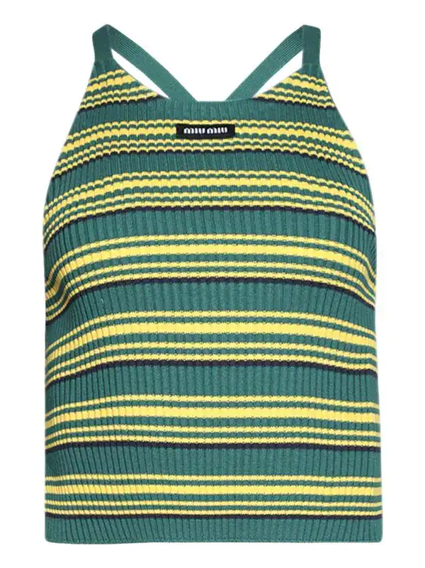 Miu Miu Round Neck T-shirts | Editorialist