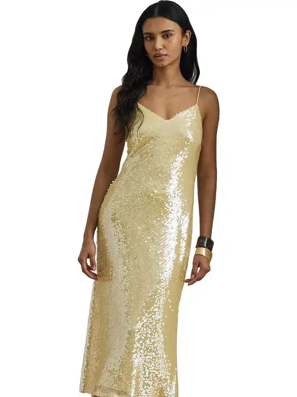 ralph lauren sequin dress gold Midi Dress, Boho Dress, Sundress, Adrienne Theodosia – Wild Rose Boho