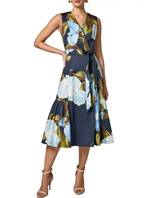 Donna Karan New York Tie Detailed Day Dresses | Editorialist