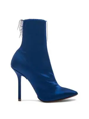 Vetements Naked Satin Hankle Boots - Blue