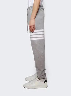 Thom Browne Classic Loopback 4-bar Sweatpants Light Grey Light Grey