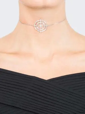 Anissa Kermiche Eye For An Eye Choker - Silver
