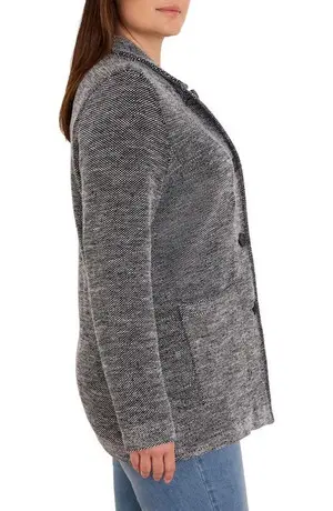 NIC+ZOE Tweed Stitch Sweater Jacket