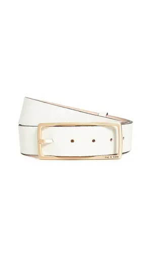 Rag & Bone Rag & Bone Rebound Belt Antique White