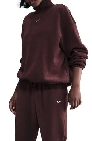 Nike Sportswear Phoenix Plush Joggers - Burgundy Crush/sail