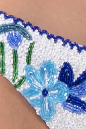 SELF-ADORE Euro Summer Hand Beaded Bikini Bottom