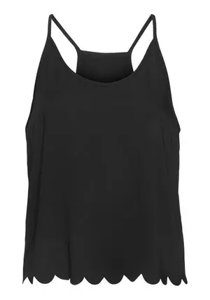 LASCANA Scallop Trim Cami Top