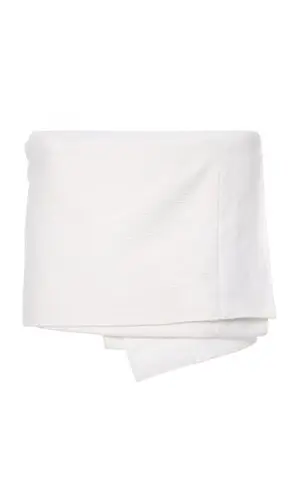 Prada Asymmetric Wrap-effect Mini Skirt - White