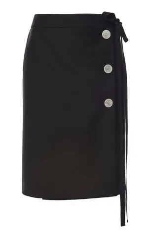 Prada Button Detailed Skirts