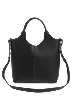 TOD'S Small Leather Tote - Nero