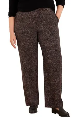 NIC+ZOE Lenox Printed Wide Leg Pants