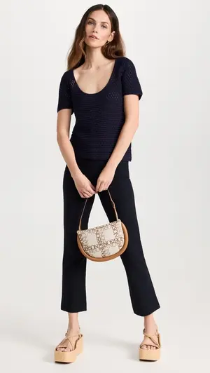 Vince Crop Flare Trousers