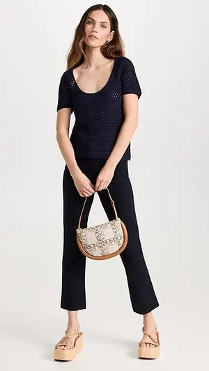 Vince Crop Flare Trousers