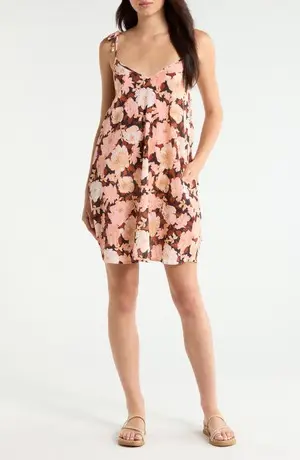Sanctuary Short Boxy Beach Cover-up Dress