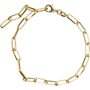 Argento Vivo Paperclip Link Bracelet
