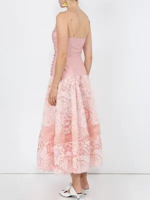 Rosie Assoulin Damask Midi Dress