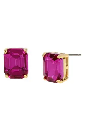 Kurt Geiger Square Stud Earrings - Pink