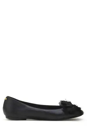 LANVIN The Bow Ballerina Flat Black