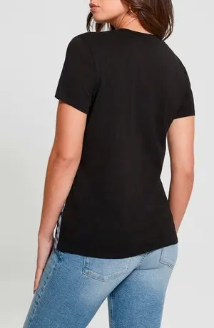 Guess Panther Moon Embellished Organic Cotton Graphic T-shirt
