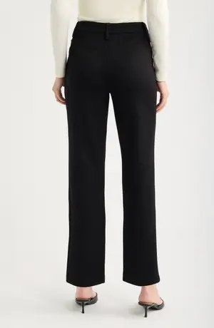 CITY BLUES High Waist Straight Leg Pants