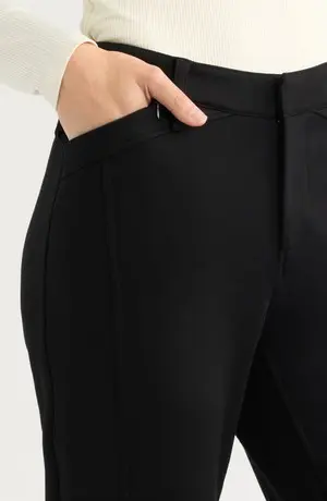 CITY BLUES High Waist Straight Leg Pants