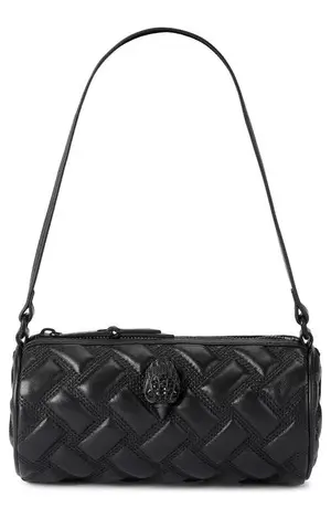Kurt Geiger Small Kensington Barrel Bag With Embellished Eagle Head