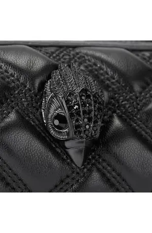 Kurt Geiger Small Kensington Barrel Bag With Embellished Eagle Head