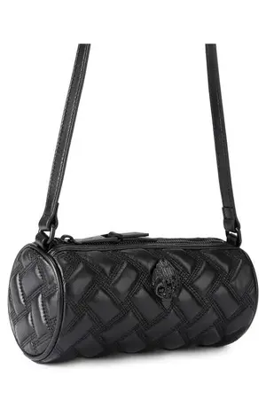 Kurt Geiger Small Kensington Barrel Bag With Embellished Eagle Head
