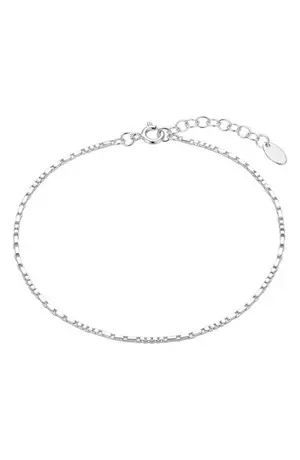 Argento Vivo Box Chain Anklet