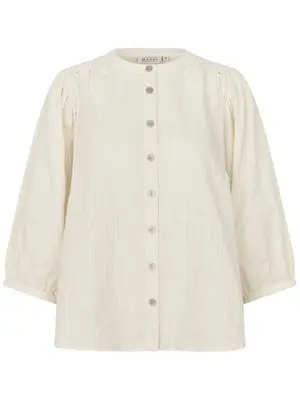 MASAI COPENHAGEN Pintucked 3/4 Sleeve Shirt