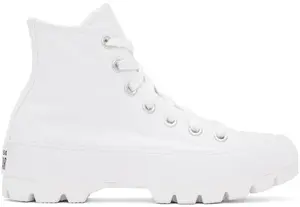 CONVERSE Converse White Lugged Chuck Taylor All Star Hi Sneakers - White/black