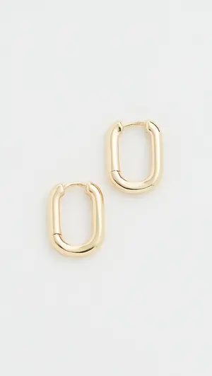 Shashi Cosmo Huggie Earrings - Gold