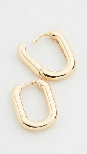 Shashi Cosmo Huggie Earrings - Gold