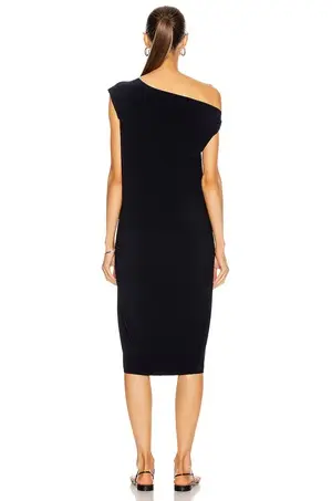 Norma Kamali Drop Shoulder Dress