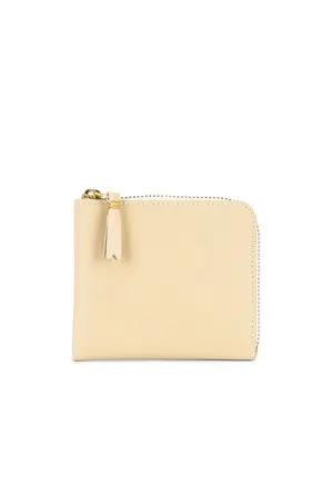 Comme Des Garçons Small Zip Wallet - White