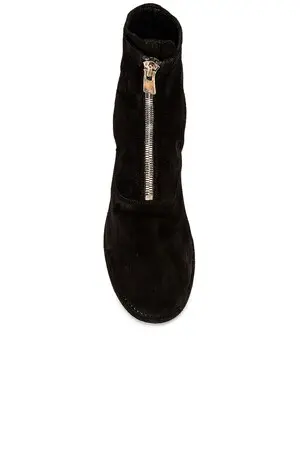 Guidi Stag Suede Zipper Boots