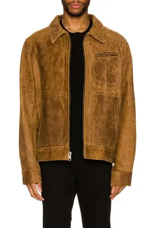 Schott Button Detailed Outerwear For Men