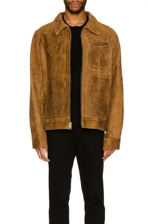 SCHOTT Duke Unlined Rough Suede Jacket