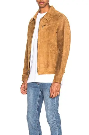 SCHOTT Duke Unlined Rough Suede Jacket